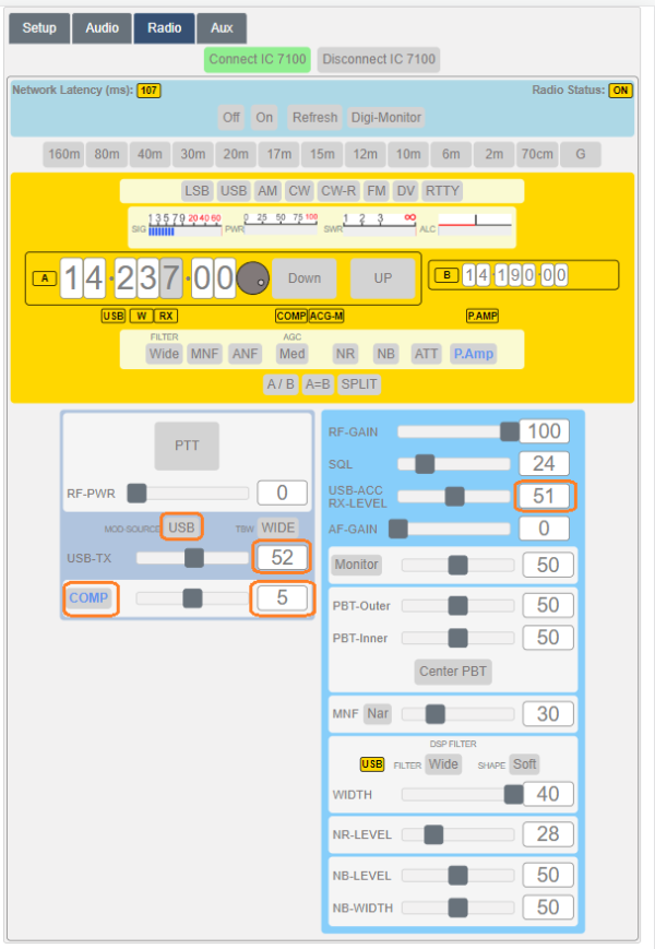 Icom 7100 Quick Start – RemoteTx