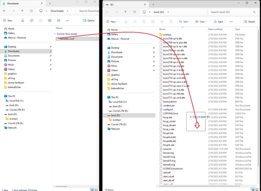 RPi Micro SD Card Creation Steps With balenaEtcher on Windows – RemoteTx
